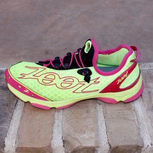 Zoot | Shoes | Zoot Triathlon Yellow Pink Black Ultra Tt 7 Running ...